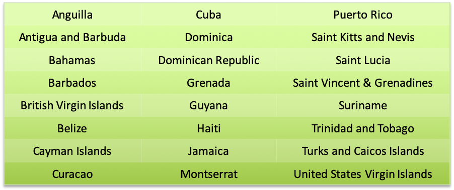 List of Caribbean countries examined for 2018 telecoms trends | ICT ...